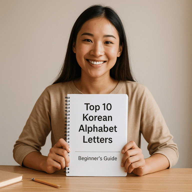 Korean Alphabet Letters: Your Top Ten - KLearn Hub